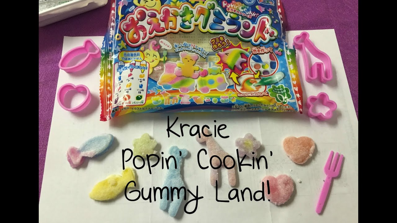 Kracie Popin Cookin Gummy Land DIY Candy Making Kit - YouTube