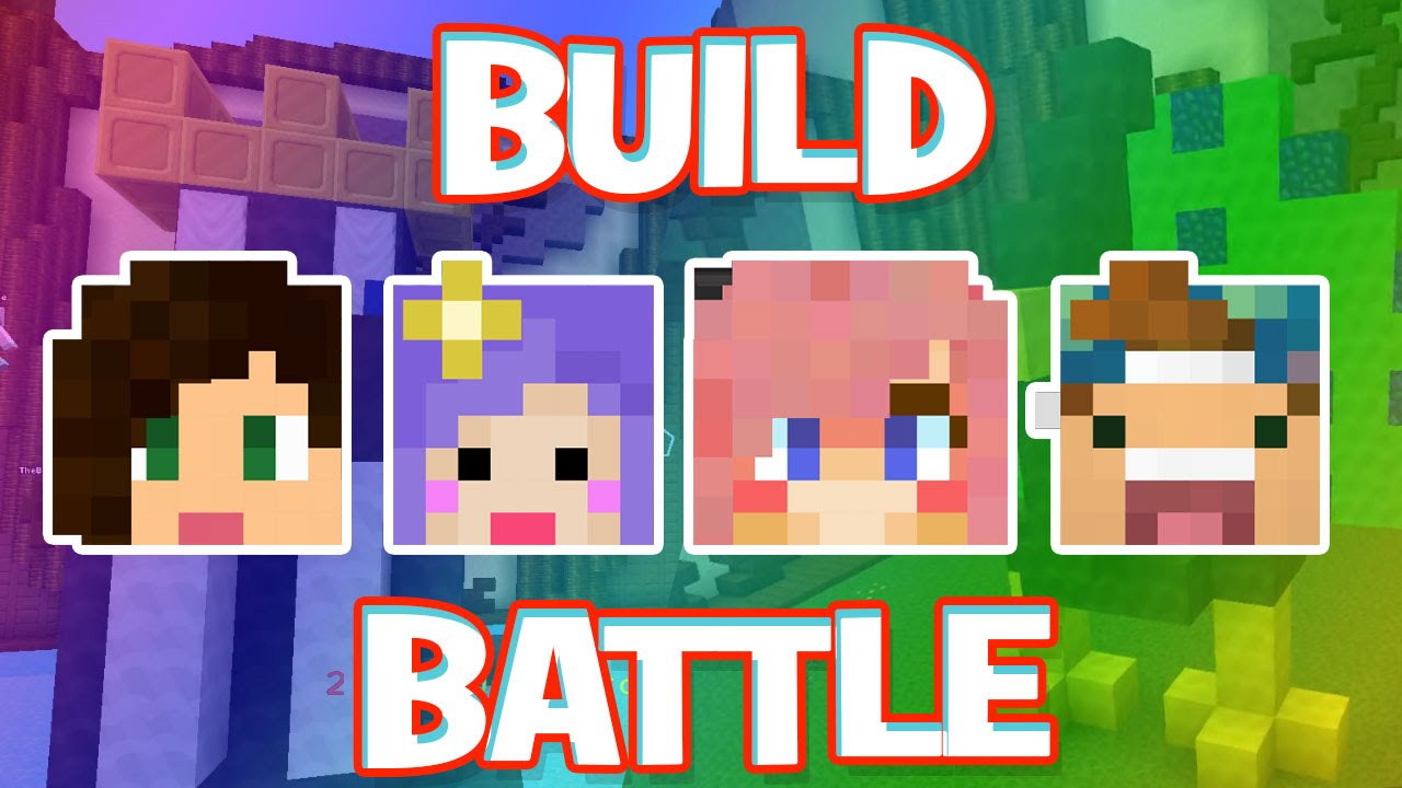 Minecraft Build Battle w/ Stacy, Lizzy, and Joey! - YouTube