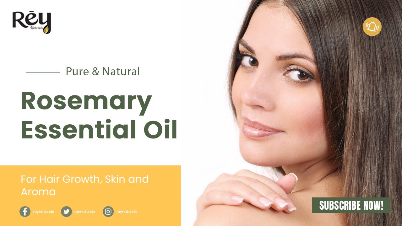How to Use Rey Naturals Rosemary Oil for Hair Growth, Skin and Aroma ...
