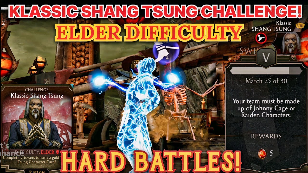 Mk Mobile Klassic Shang Tsung Challenge Mk Mobile Youtube
