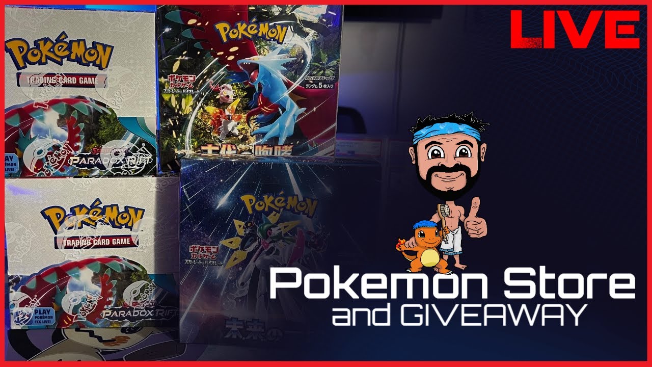 🔴*Live* Pokemon Pack Opening and GIVEAWAY! NEW Mystery Hits - YouTube