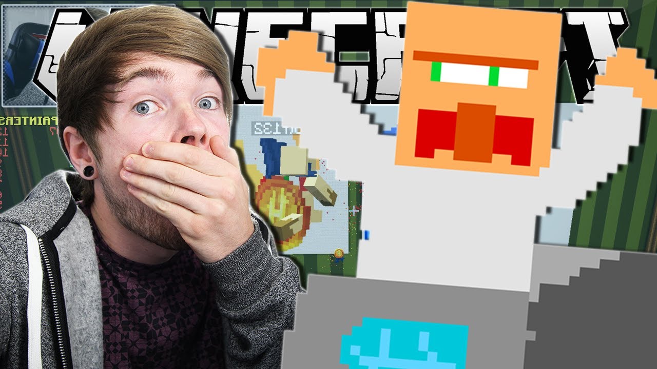 TheDiamondMinecart|DanTDM Minecraft Mods - Pixel Painters Minigame ...