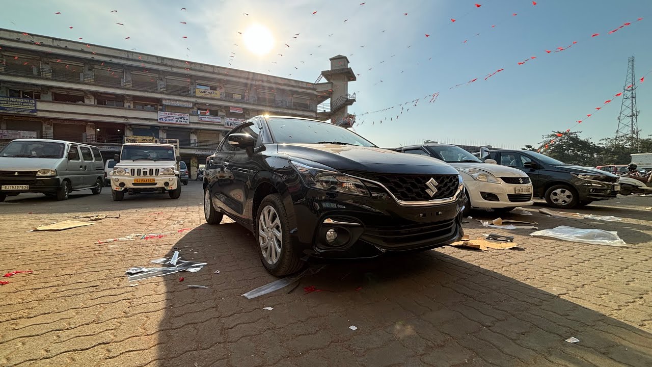 New baleno 2024 | | maruti suzuki baleno black colour 😍 mafia ki pasand ...