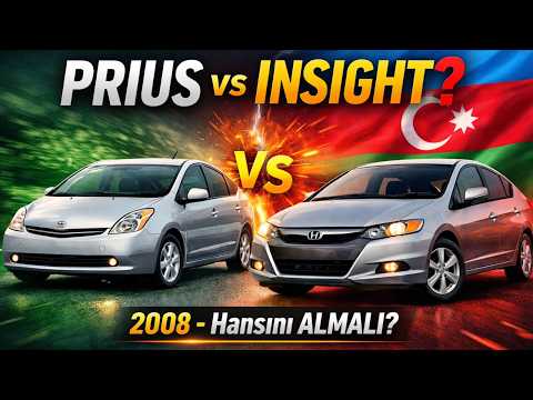 Honda Insight vs Toyota Prius – Hansını almağa DƏYƏR?