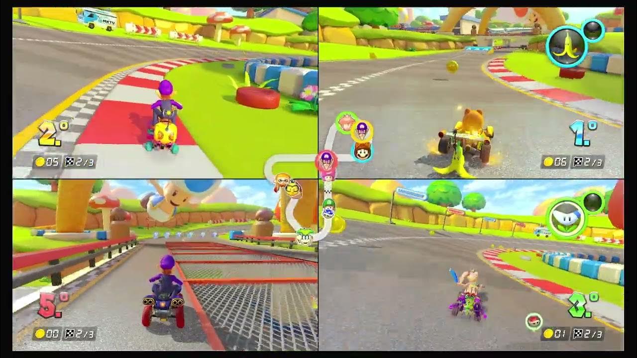 Mario Kart 4 Players 50cc - YouTube