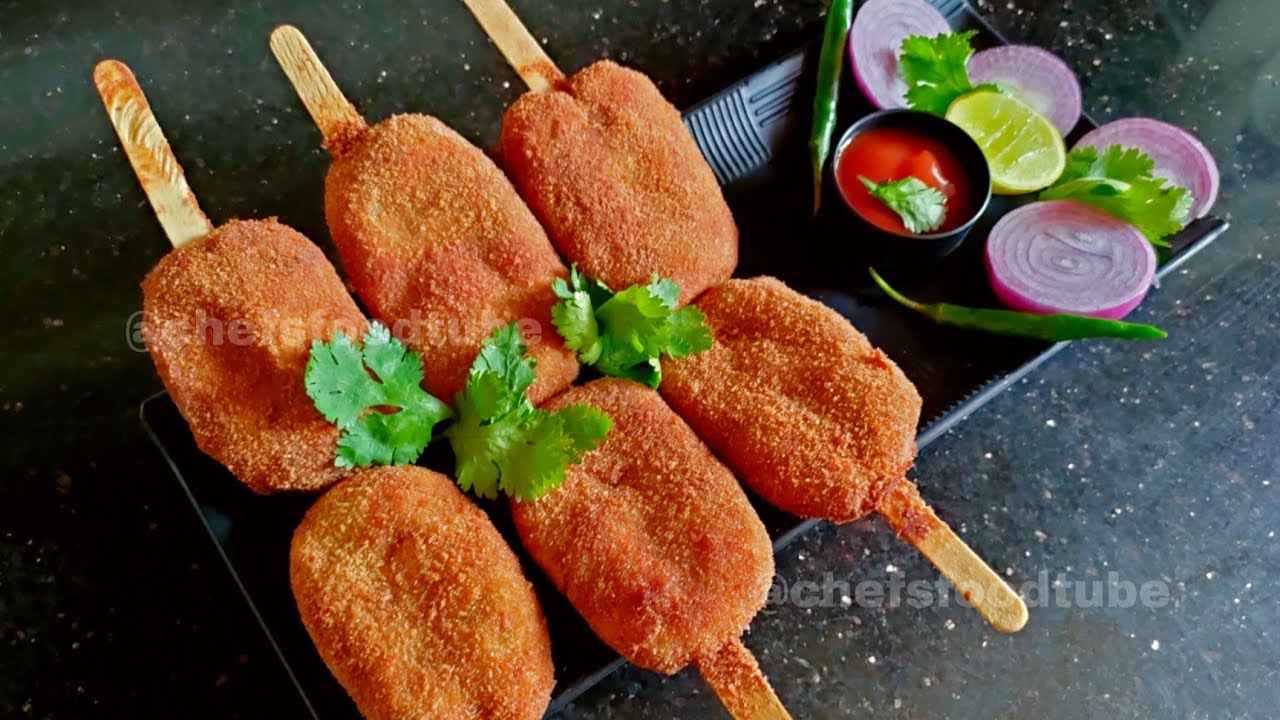 CHICKEN POPSICLE LOLLIPOP🍗 | QUICK SNACK RECIPE | KIDS SPECIAL | # ...