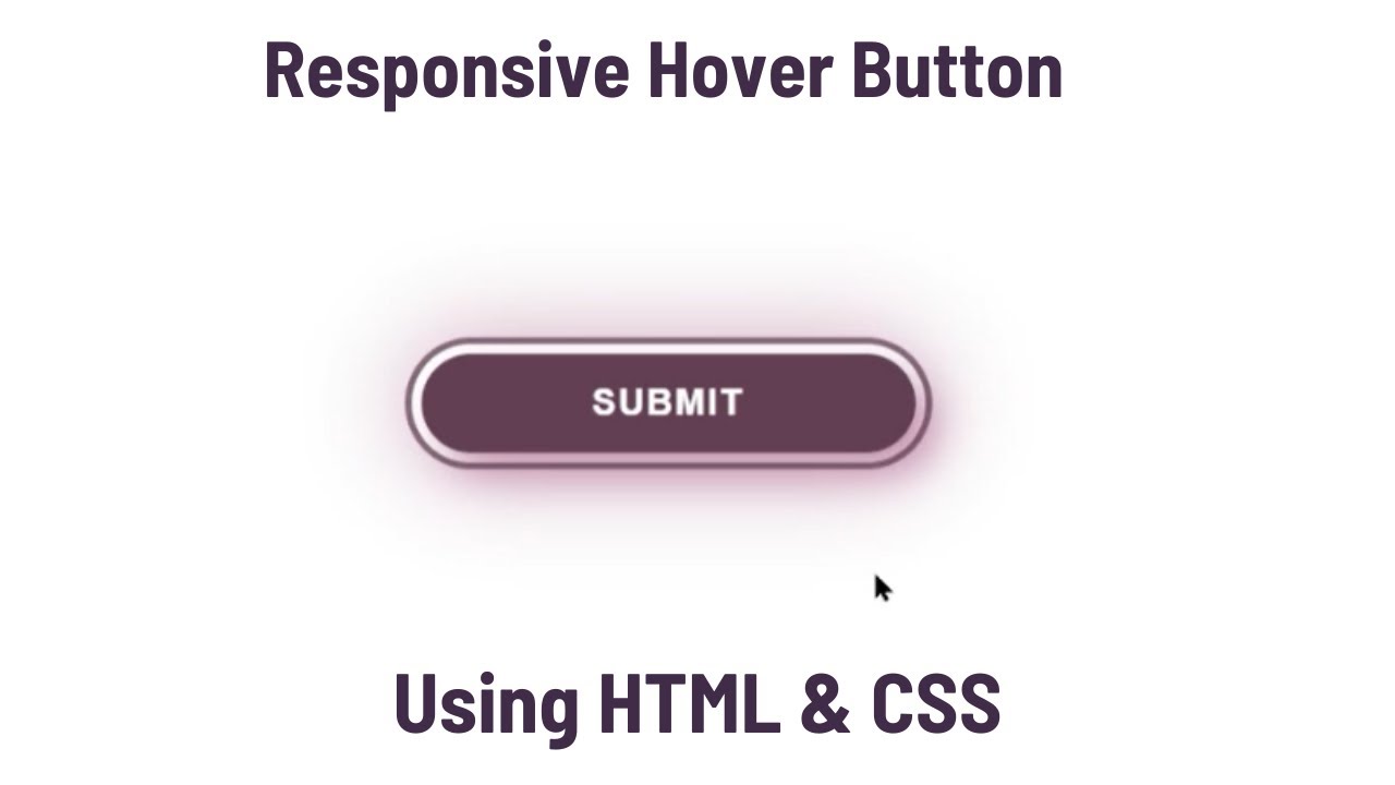 How To Create Hover Button Using Htmlcss It World 4423