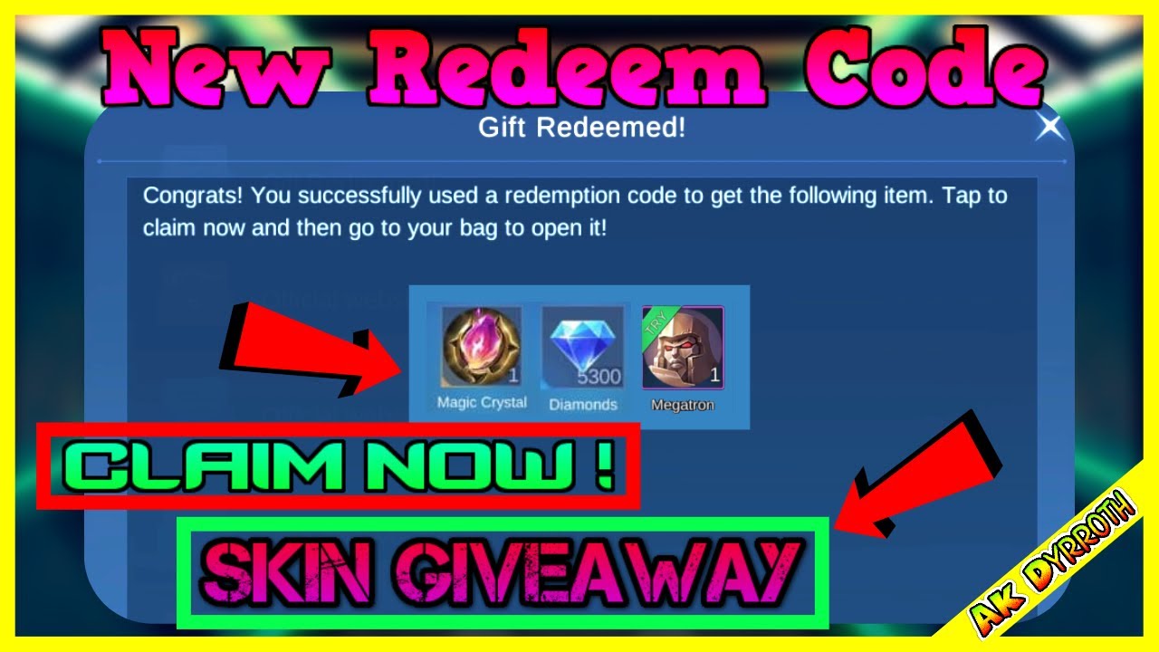 NEW WORKING REDEEM CODES | SKIN GIVEAWAY | NEW MOBILE LEGENDS OCTOBER ...