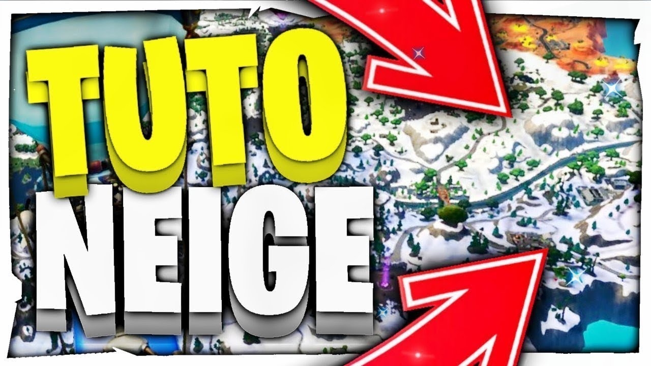 #4TUTO COMMENT AVOIR LA MAP EN NEIGE SUR FORTNITE BATTLE ROYAL ...
