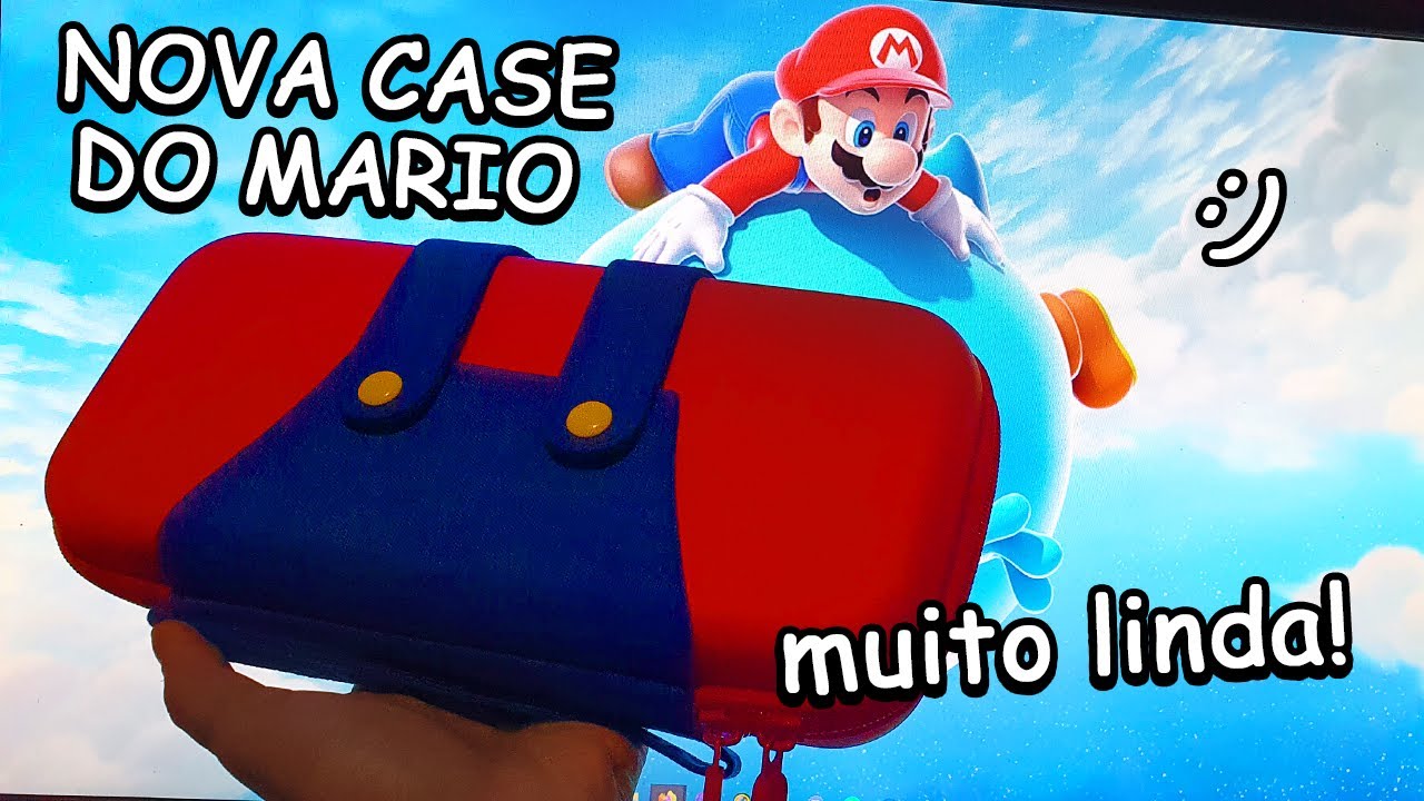 COMPREI A CASE DO MARIO PRO NINTENDO SWITCH.. (É INCRÍVEL) - YouTube