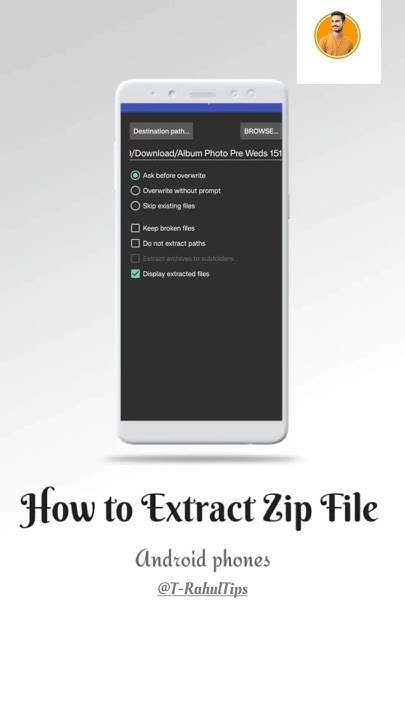 How to Extract Zip File in Android Devices 🤔 #shorts #android #file # ...