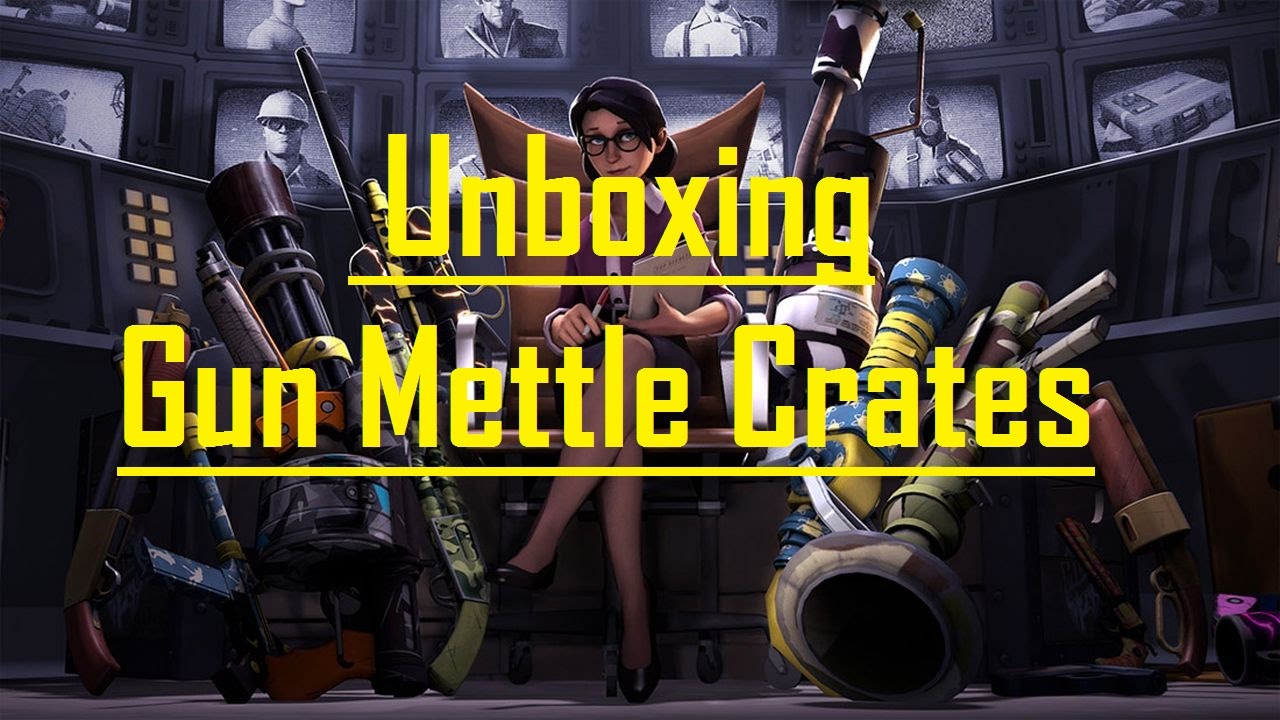 [TF2] Unboxing 30 Gun Mettle Crates - Unusual Weapon! - YouTube