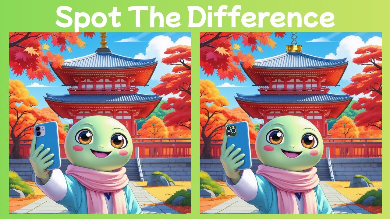 Spot The Difference 【Alien on vacation】 - YouTube