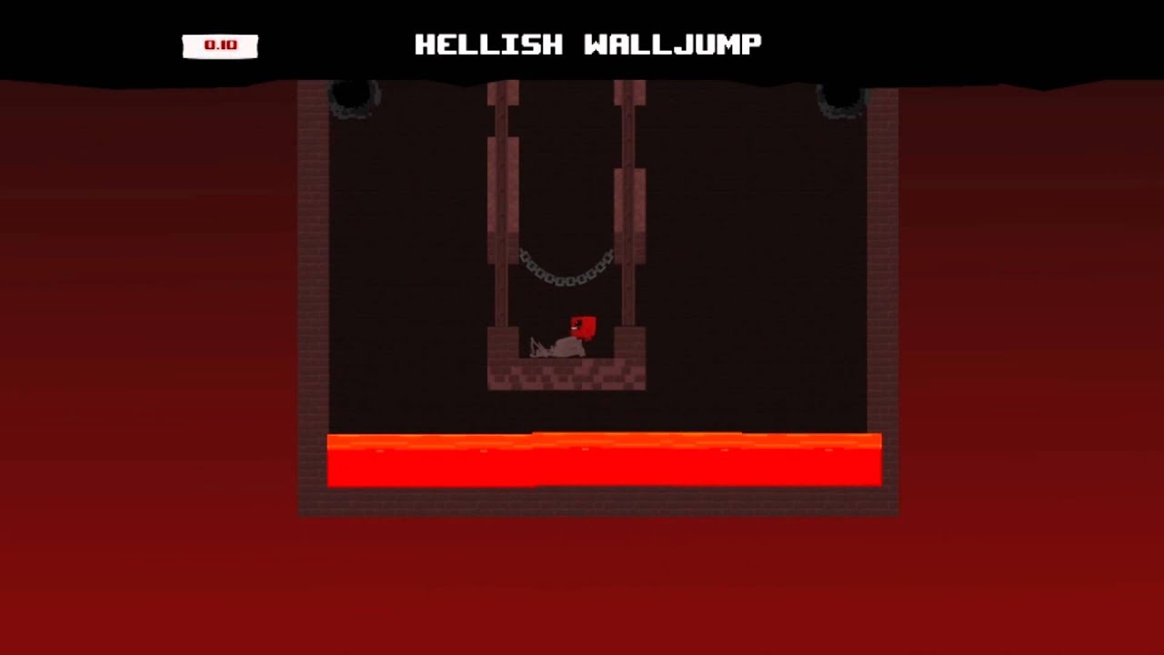 Super Meat Boy (PC) - Super Meat World / Hellish Walljump [Level] - YouTube