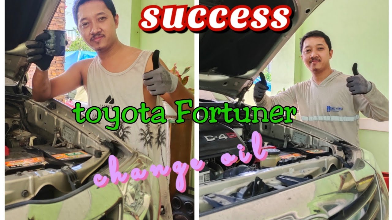 How to Change Oil || Toyota Fortuner 2015 - YouTube