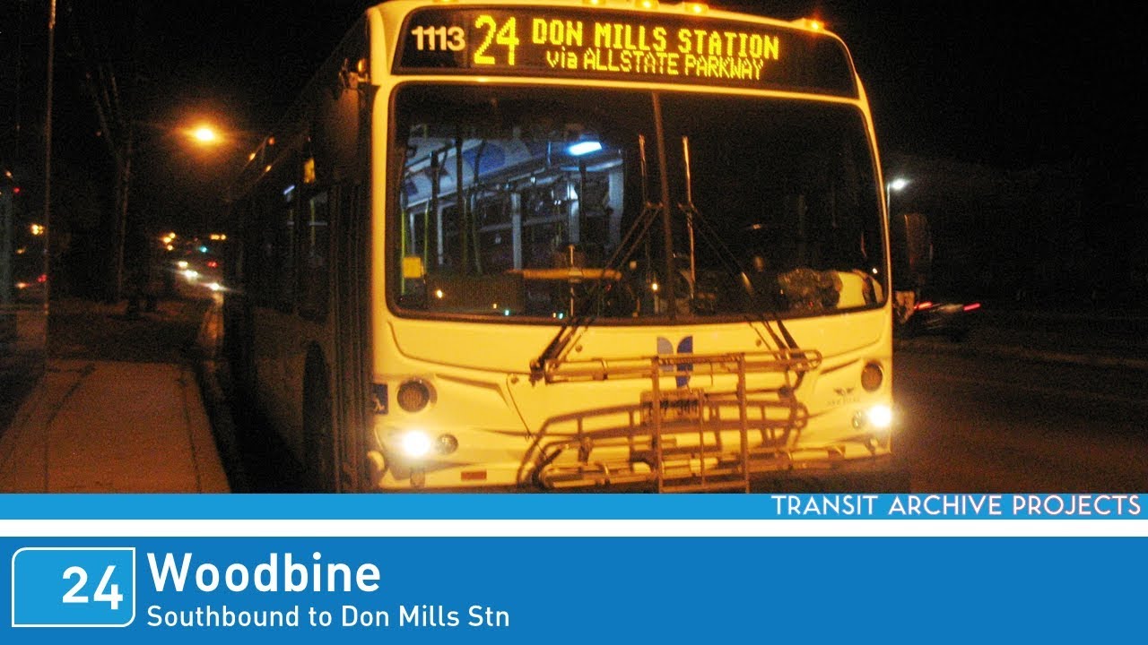 YRT 2011 New Flyer D40LFR #1113 | 24 Woodbine - YouTube