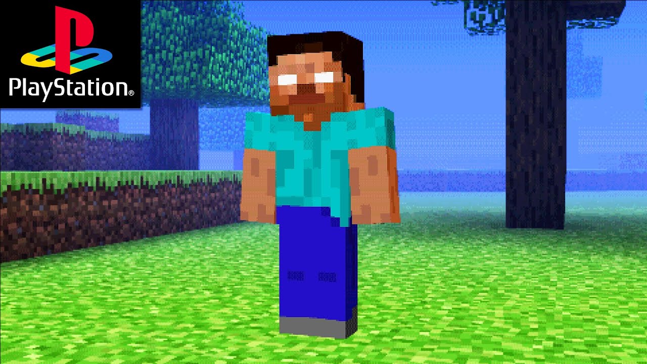 Intenté Sobrevivir a MINECRAFT PS1 EDITION - YouTube