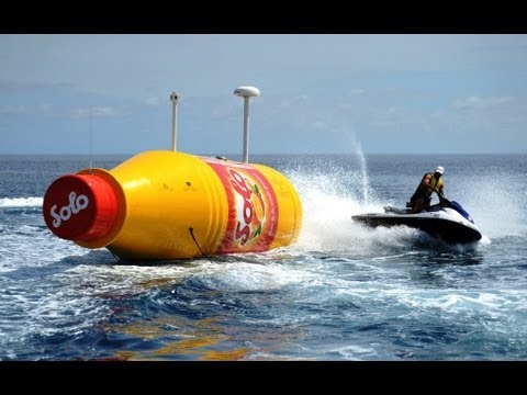 World's Largest Message in A Bottle Launch - YouTube