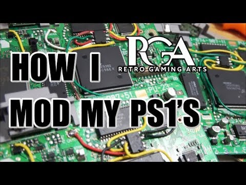 How I Mod My PS1s - RETRO GAMING ARTS - YouTube