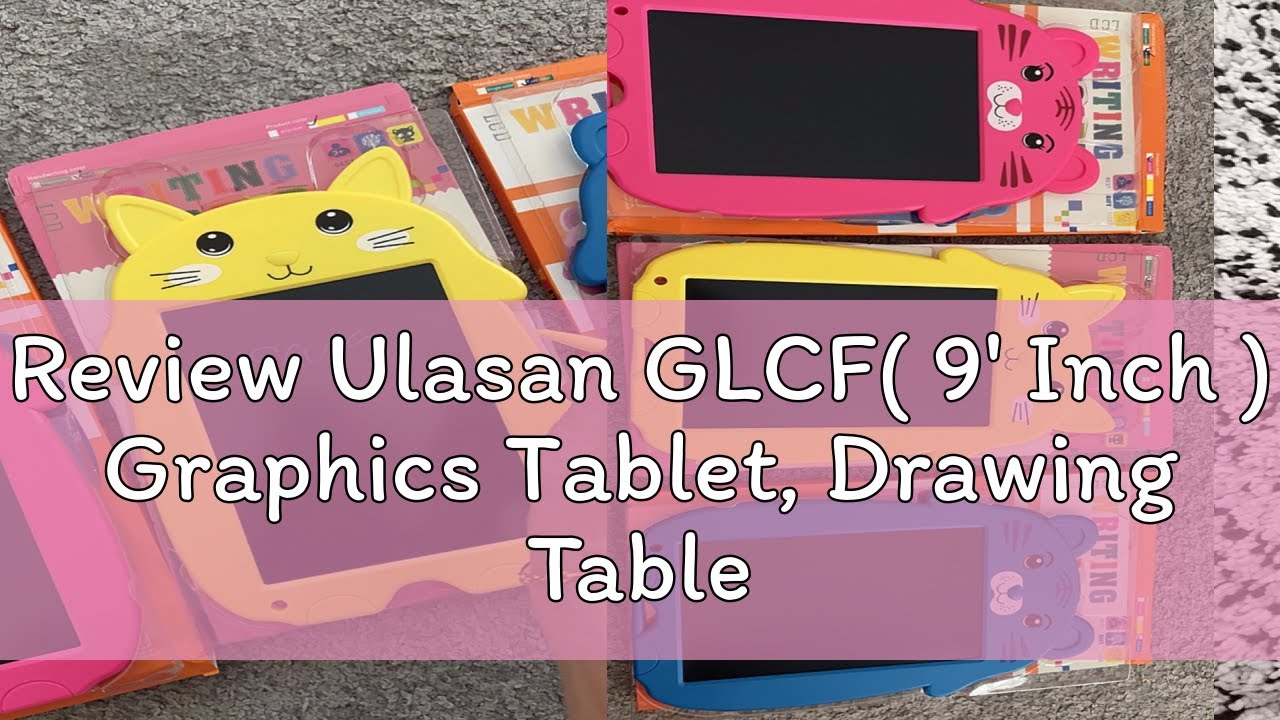 Review Ulasan GLCF( 9' Inch ) Graphics Tablet, Drawing Tablet ,Lcd ...