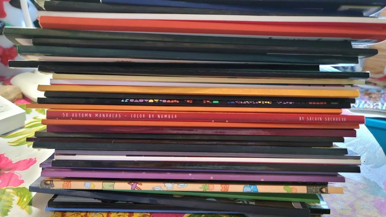 Favorite Color By Number Coloring Books- (Part 1) 2024 - YouTube