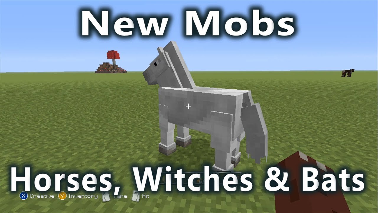 Minecraft - Title Update 19 - More Mobs, Witches, Bats, and Taming ...