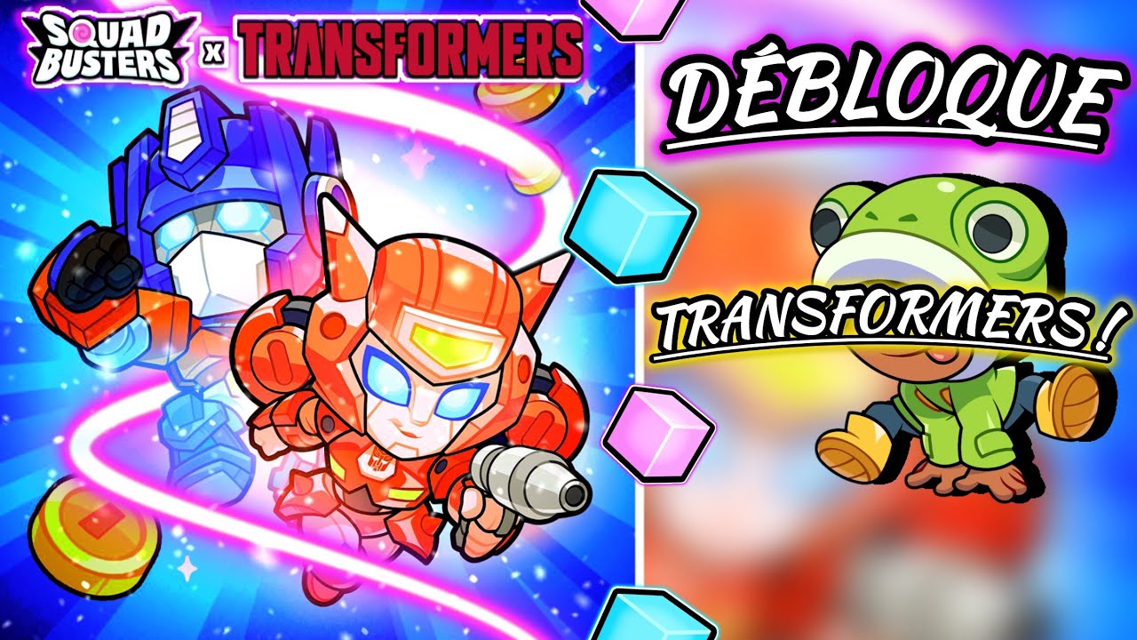🤩TRANSFORMERS de RETOUR !!!🩵DÉBLOQUE OPTIMUS PRIME & ÉLITA-1🔥sur SQUAD ...