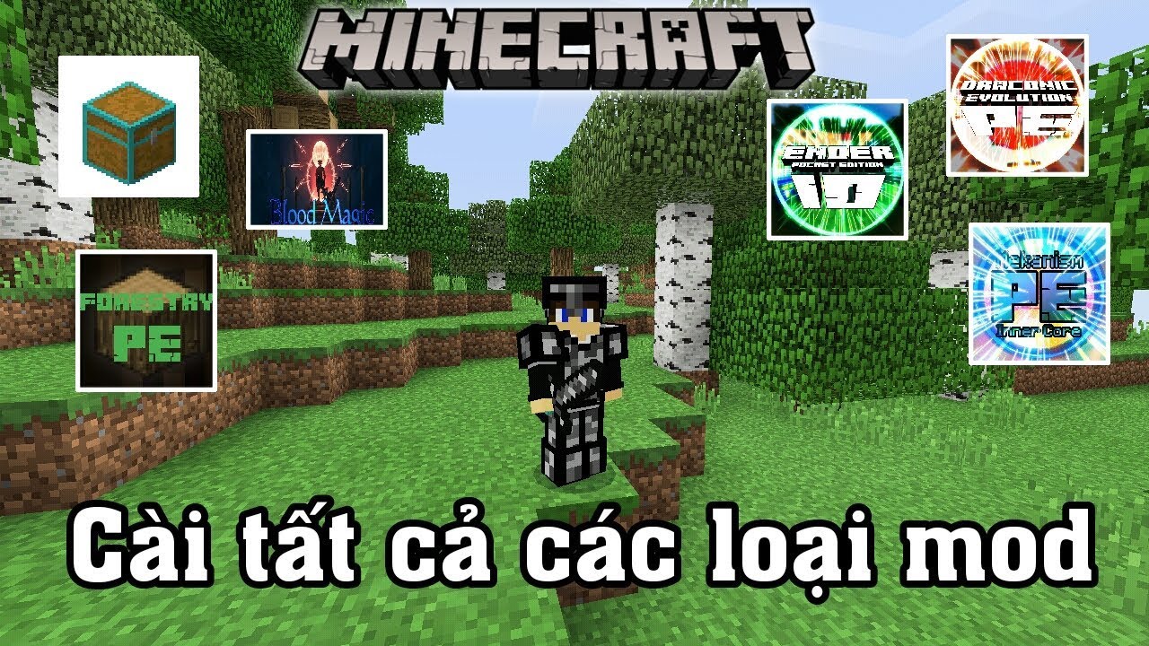 Cài đủ loại mod cho Minecraft PE bằng 1 ứng dụng - YouTube