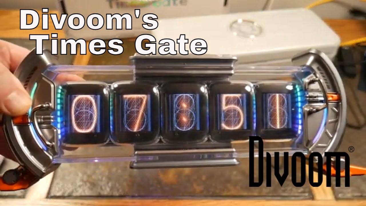 Divoom Times Gate RGB LED Cyberpunk Futuristic Display - YouTube