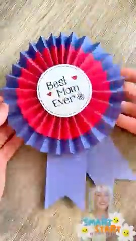 Best Mom Ever Award Badge Craft | Easy Mother’s Day Project for Kids ...