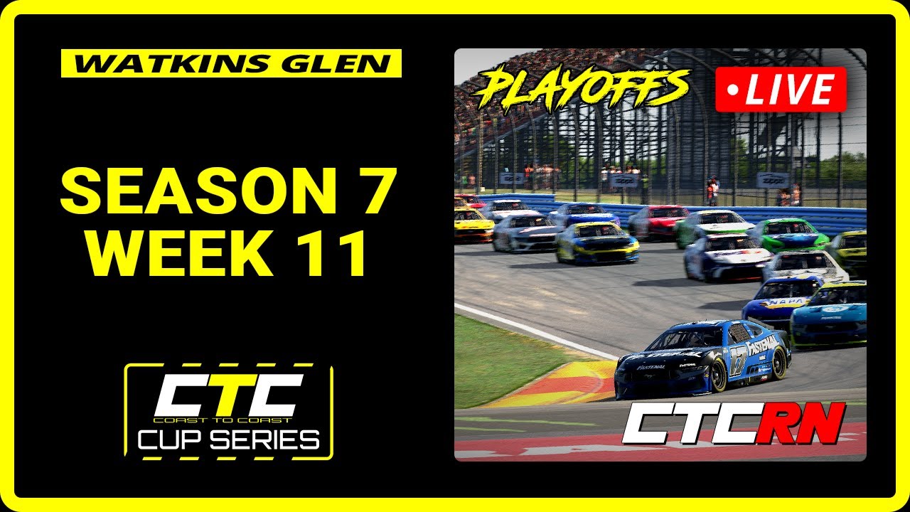 iRacing - CTC Cup Series PLAYOFFS | Watson's Glen 90 (Season 7 Week 11 ...