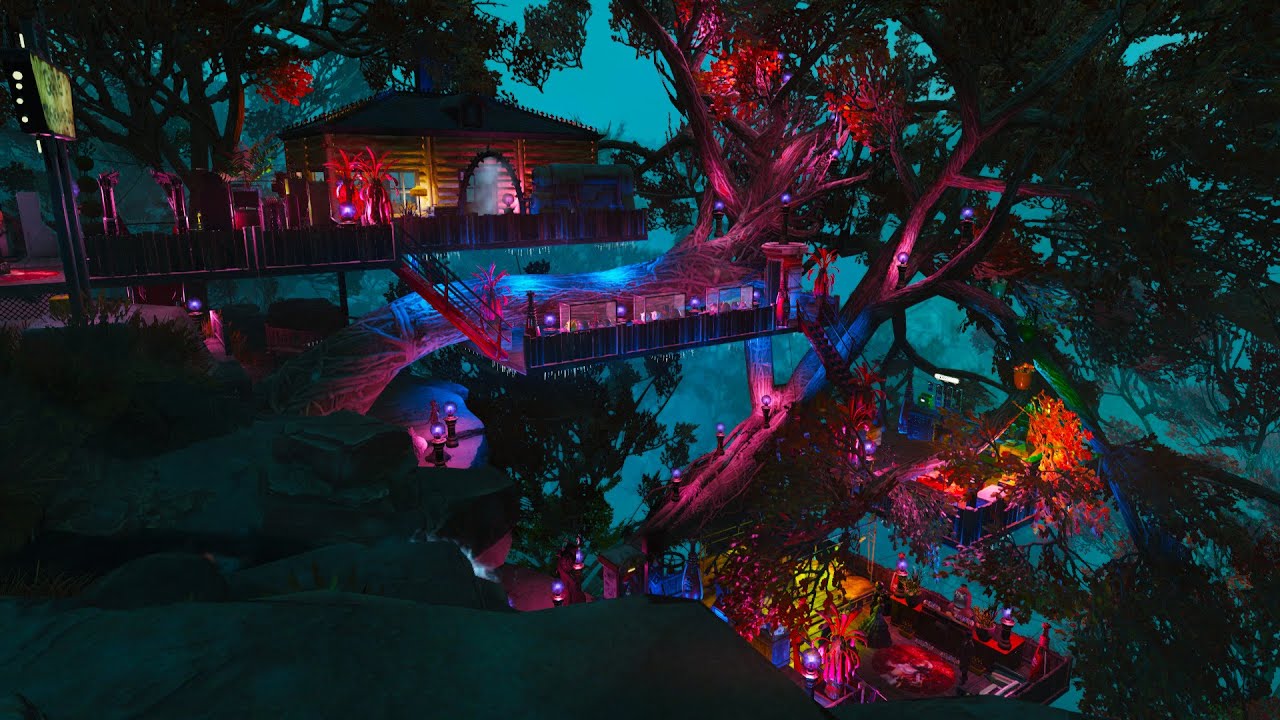 Fallout 76 Build The Waterfall Treehouse. - YouTube