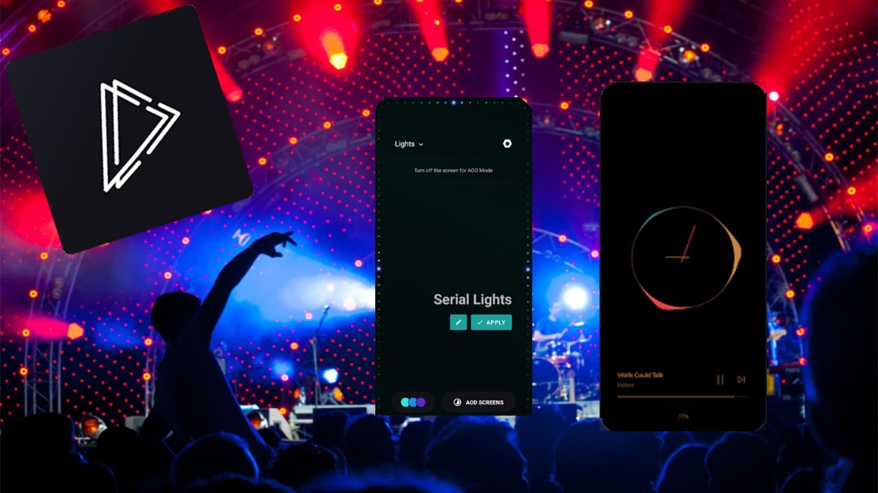 Enjoy listening to your music with music visualizer on edges with Muviz ...
