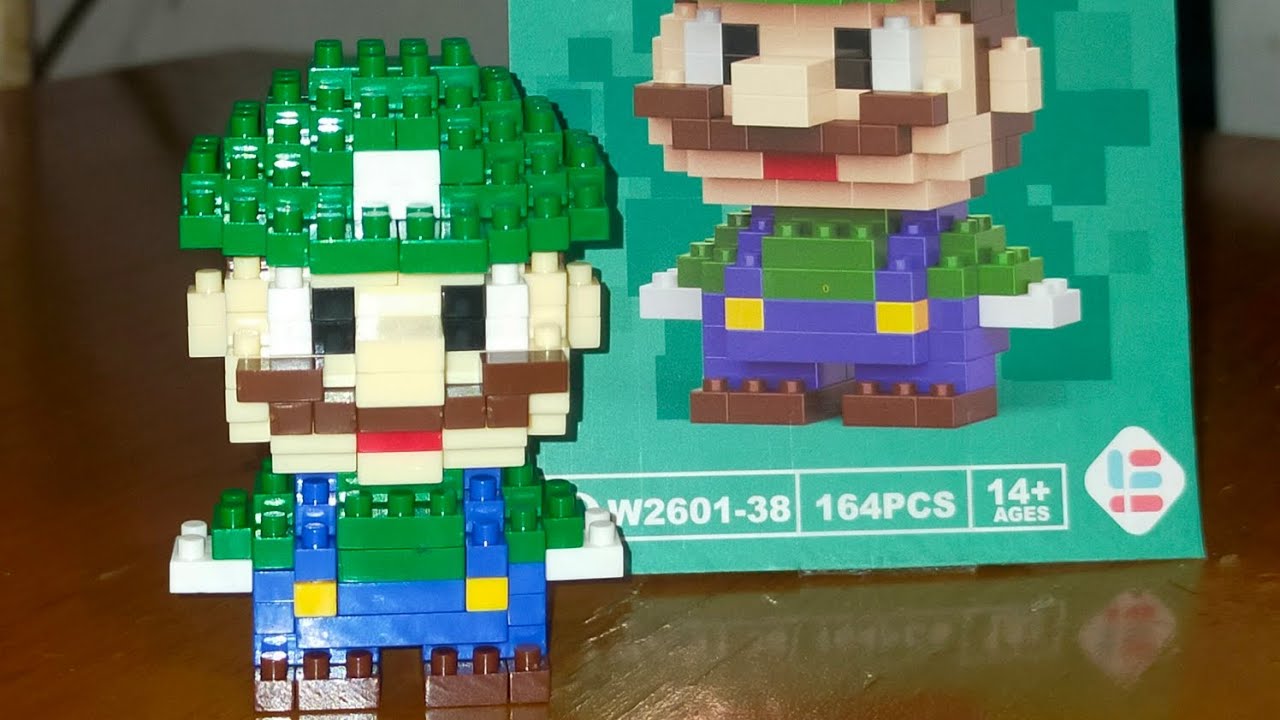 Cara Rakit Bricks Lego Luigi Supermario Bross - YouTube