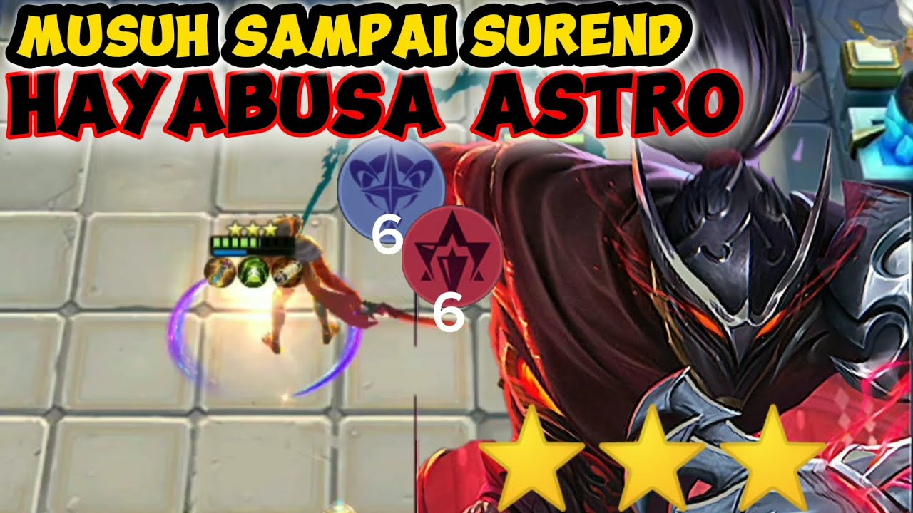 HAYABUSA ASTRO BUAT MUSUH SAMPAI SUREND!!! #mobilelegends #magicchesse ...