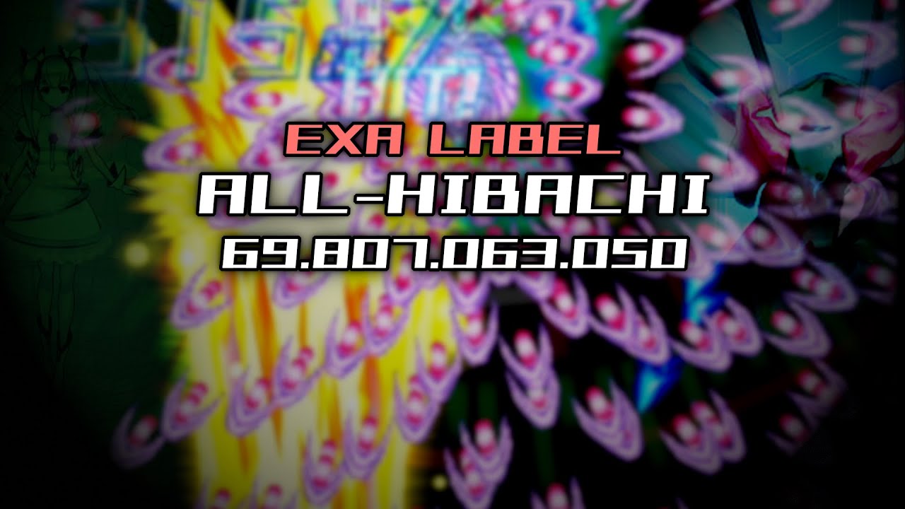 Dodonpachi Saidaioujou EXA Label ALL-Hibachi (Type-B, 69.80 billion) - YouTube