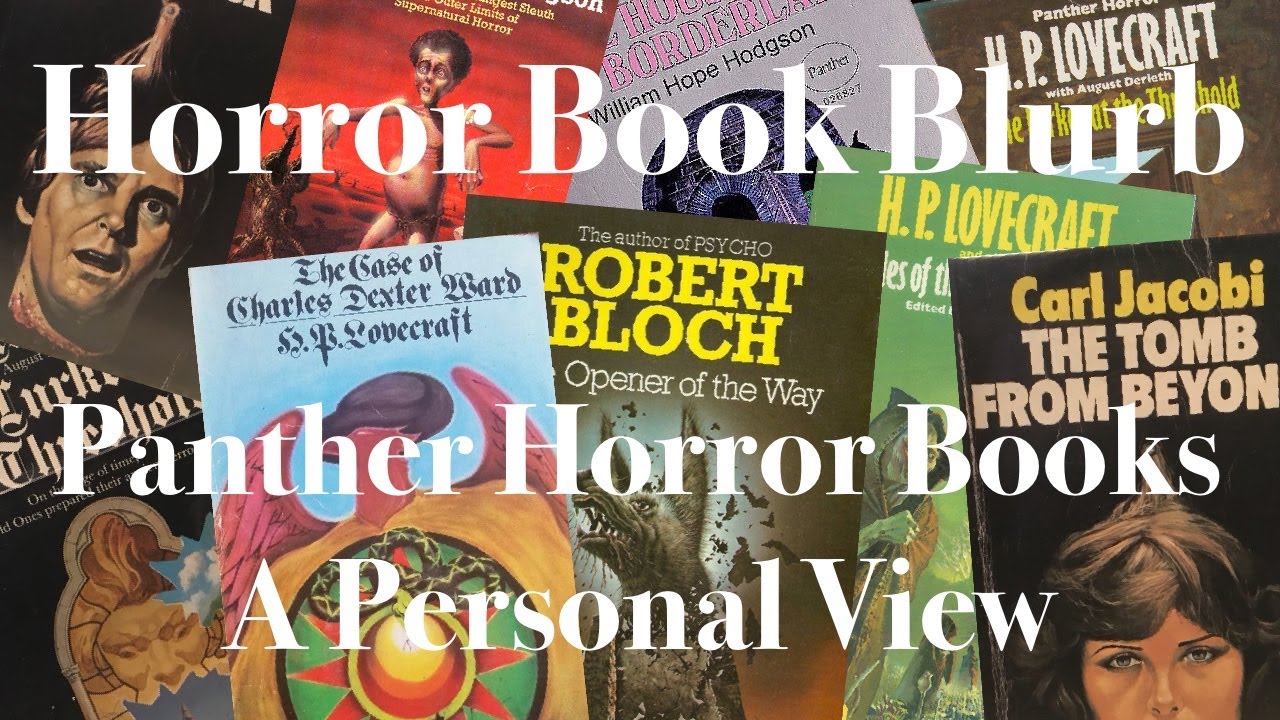Horror Book Blurb - Panther Books A Personal View - YouTube