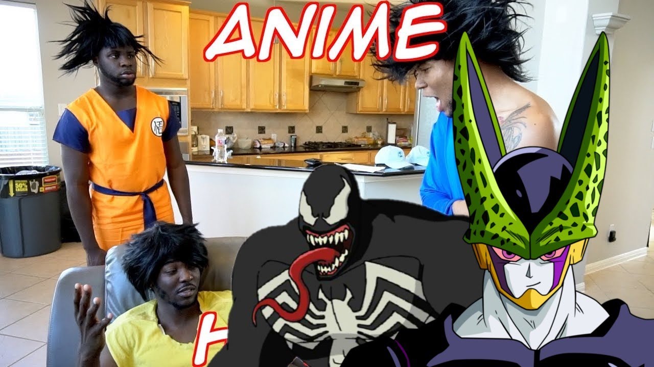 Venom Gave Me Hiccups! Cell and Venom React to ANIME HOUSE (Ft. DJ ...