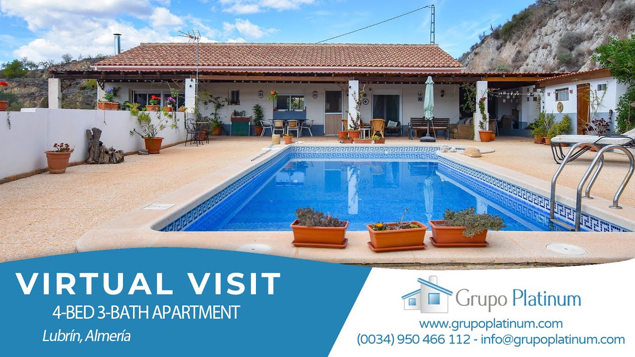 Charming villa located in Lubrín with private pool, 4 bedrooms and 2 ...