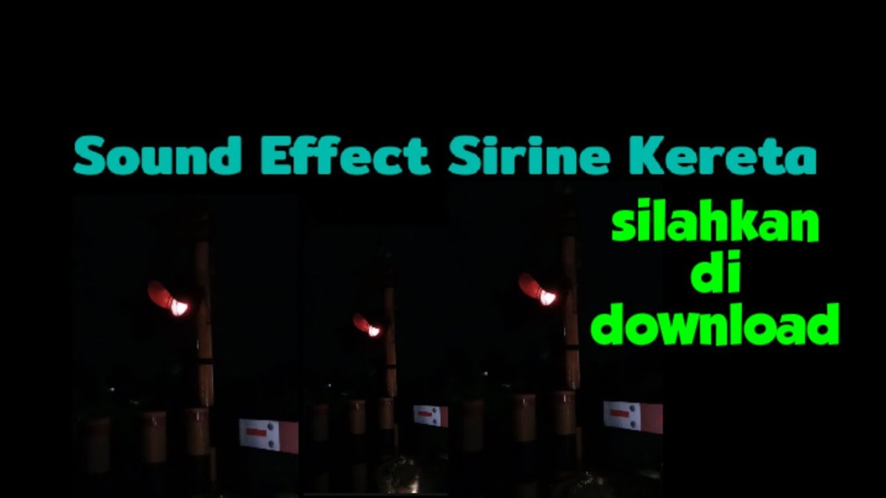 Suara Sirine Kereta Api | Sound Effect Sirine Nada Dering Kereta Api ...