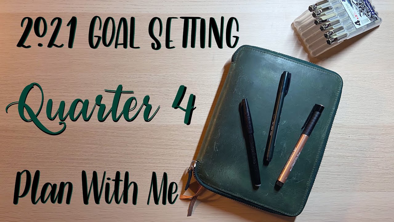 Goal Setting | Plan With Me | 2021 | Quarter 4 - YouTube
