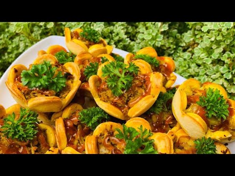 mini chicken tart - YouTube