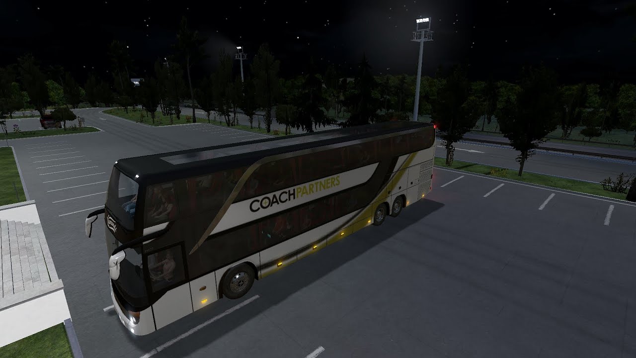 Bus Simulator Ultimate Setra Top Class S431 DT Coach Partners Bus - YouTube