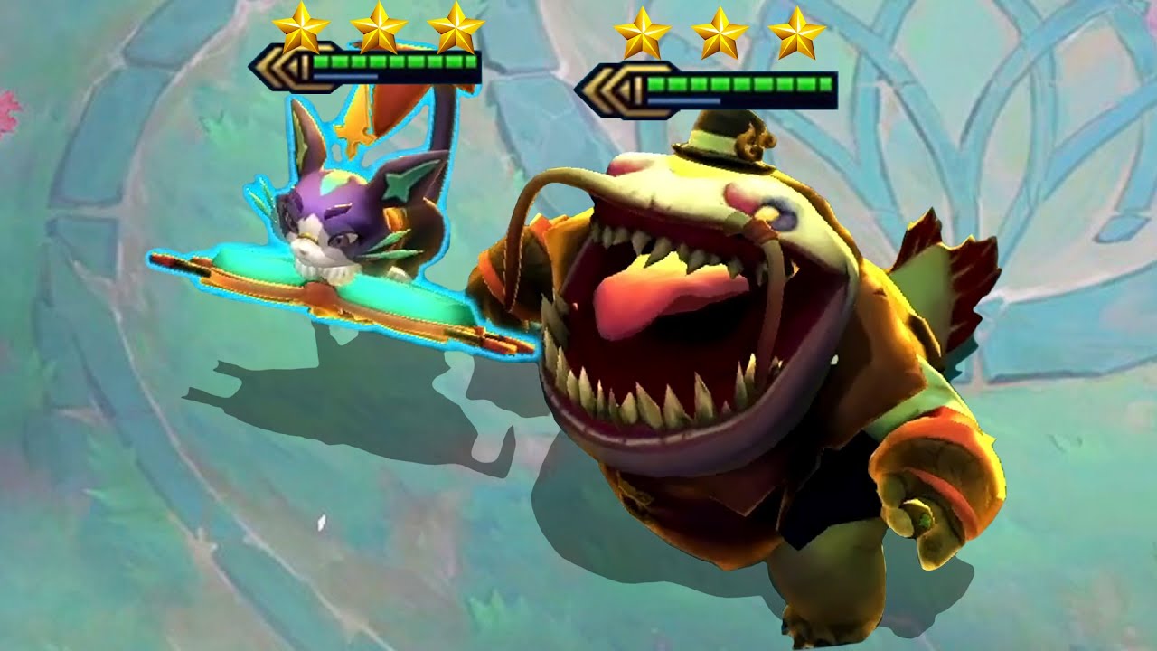 3 Star Tahm Kench Eats 3 Star Yuumi Ft 3x Warmogs Tft Set 6 Youtube