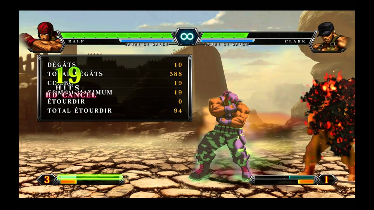KOF XIII: Ralf Best HD Combo with 3 and 2 Bars - YouTube