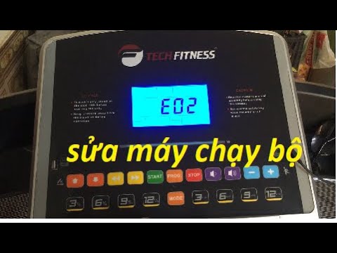 sửa máy chạy bộ techfitness lỗi E02, fix the techfitness treadmill error E02 - YouTube