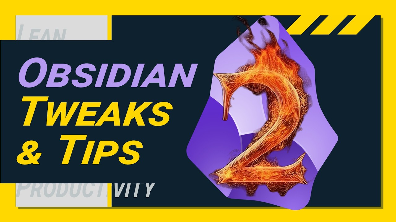 Awesome OBSIDIAN TWEAKS and TIPS You Did Not Know You Need - Episode 2 ...