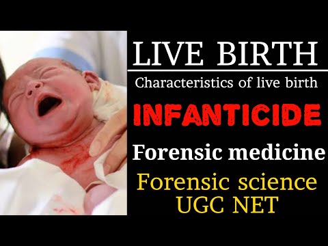 Live birth || Characteristics of Live birth || Infanticide || Forensic Medicine