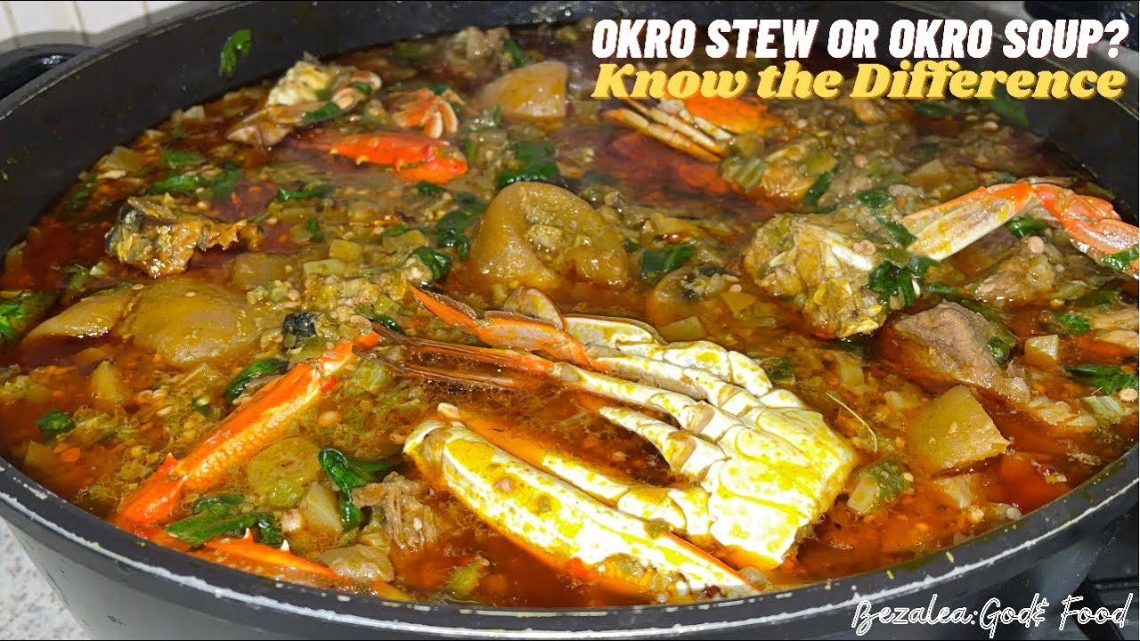 Okro Stew Recipe|| Okro Soup or Okro Stew? Know the Difference - YouTube