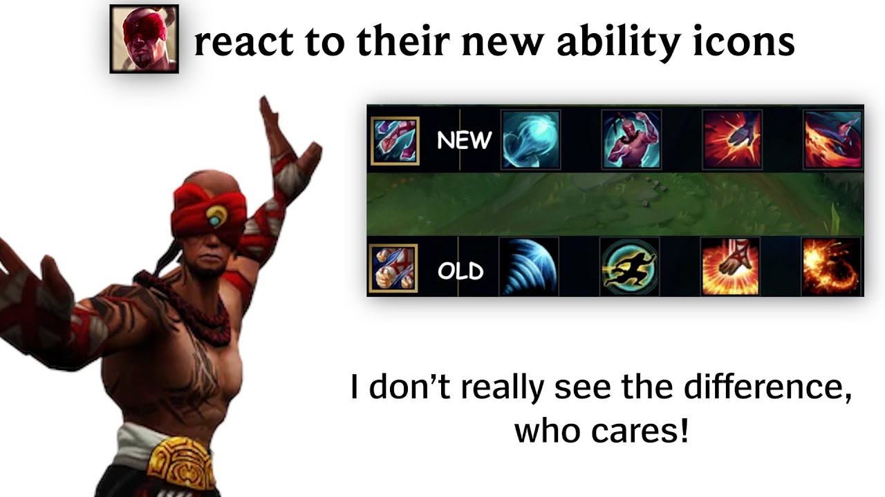 Champions react to the new Ability Icons - YouTube